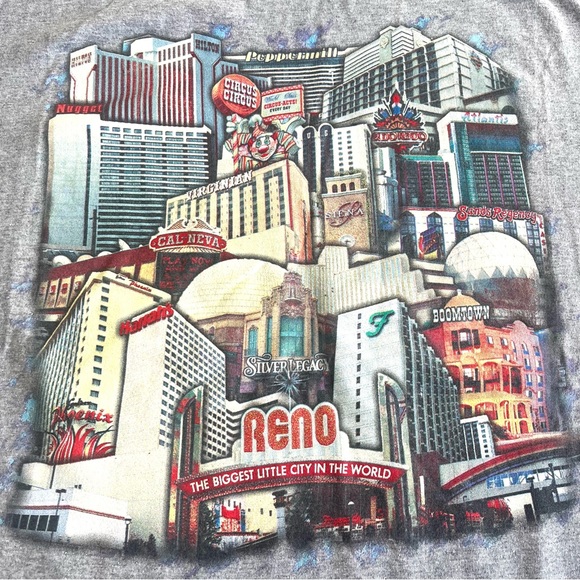 Delta | Shirts | Vintage Reno Biggest Little City On Earth Tshirt Size ...